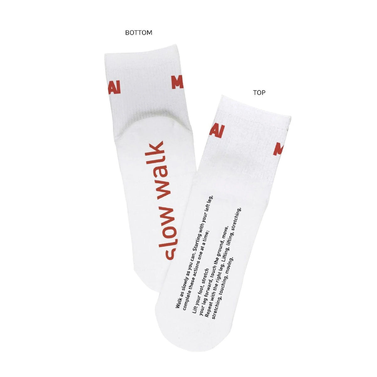 Slow Walk Socks | Marina Abramović – Trish Clark Store
